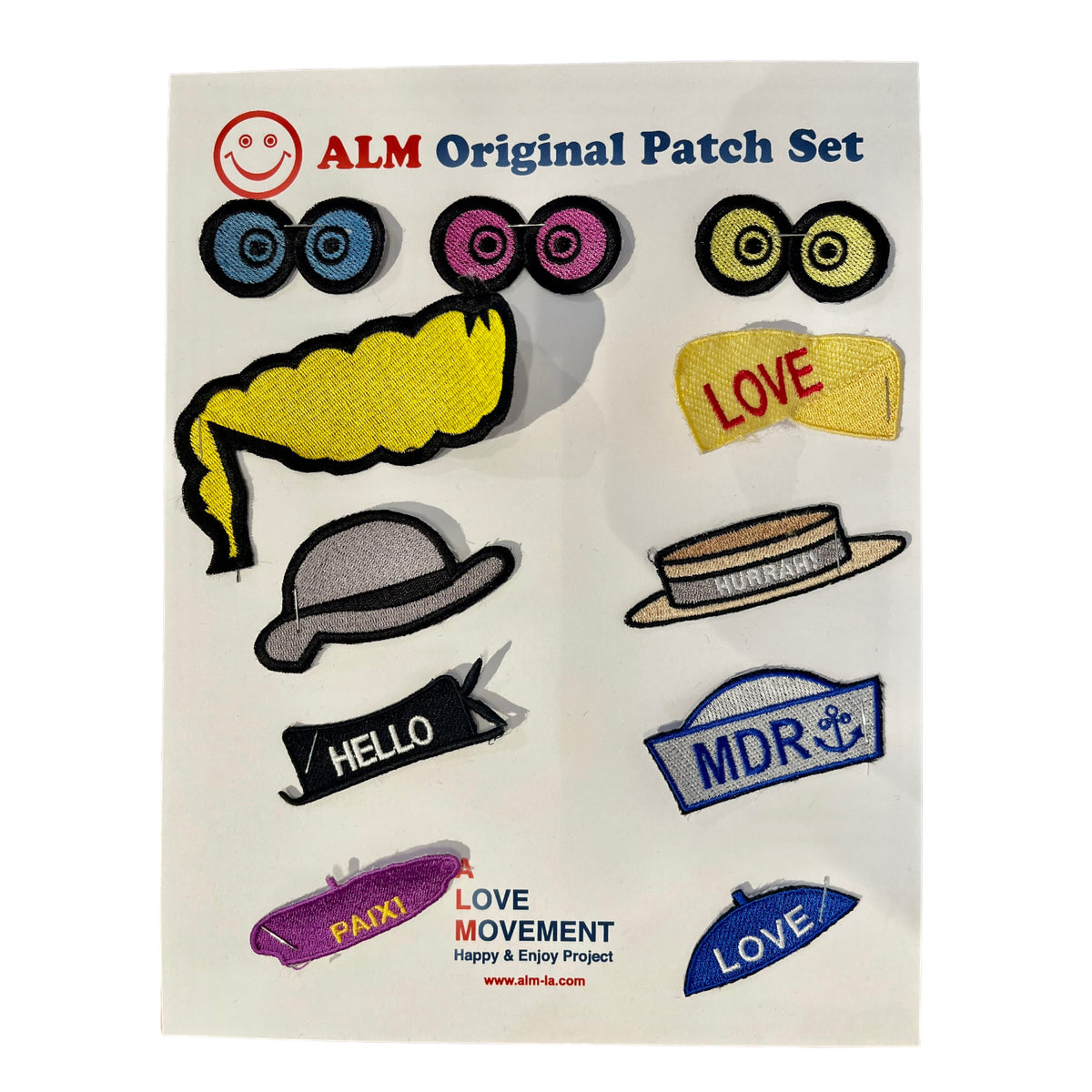 ALM Original Patch Set 5 -Hat- – A LOVE MOVEMENT